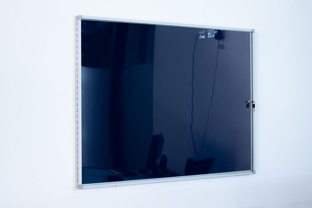 Single door Clear Acrylic-Fronted Noticeboards – Cathedral Office Products