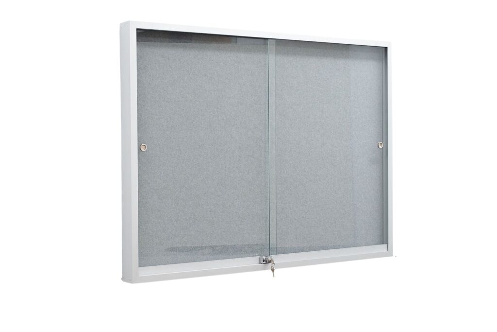 Sliding Glass-Fronted Noticeboards – Cathedral Office Products